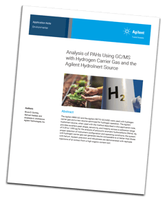Optimized GC/MS Analysis of PAHs with Hydrogen Carrier Using a Novel EI ...