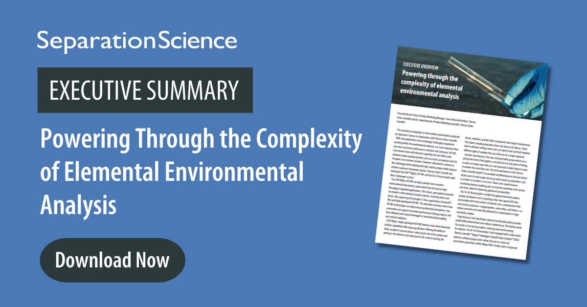 Executive summary: Powering through the complexity of elemental ...